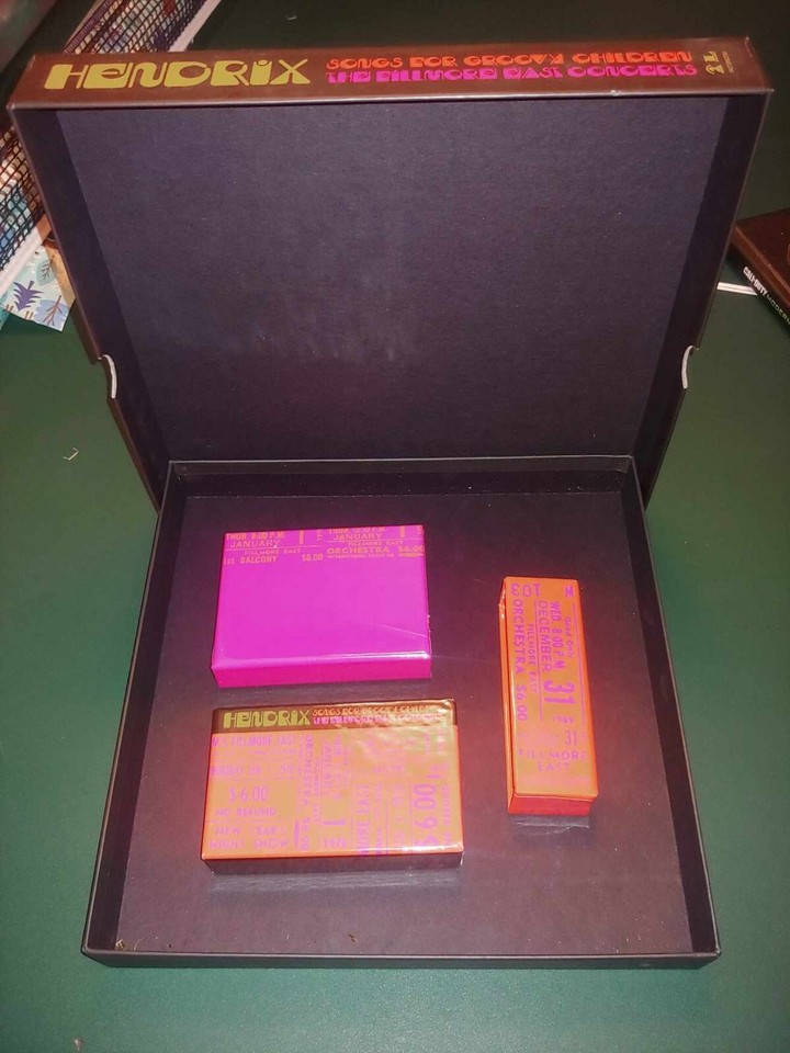 JIMI HENDRIX Songs For Groovy Children Vinyl Record Album & CD **BOXES ...