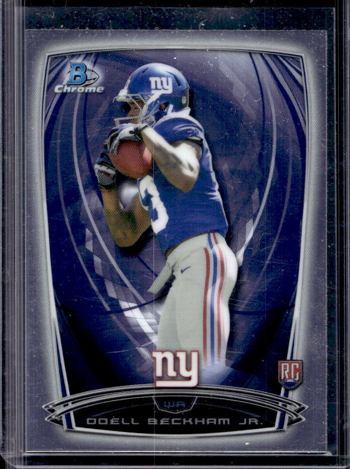 2014 Bowman Chrome Odell Beckham Jr. Rookie Card RC #190 Giants | eBay