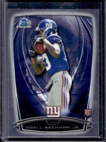 2014 Bowman Chrome Odell Beckham Jr. Rookie Card RC #190 Giants | eBay