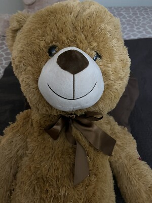 LIFE SIZE Cuddly Stuffed Brown Bear 42 Inches Of Furry Friend | eBay