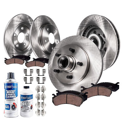 2WD Front Rear Brakes Rotors +Pads Kit for Explorer Mountaineer Brakes ...