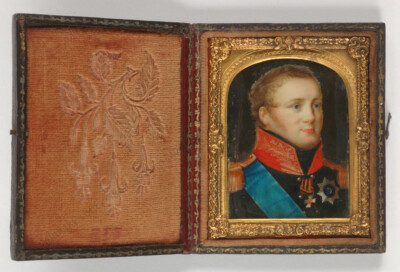 Domenico Bossi (1767-1853)-Attrib. "Alexander I", traveling case with ...