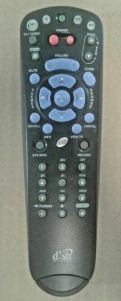 Dish Network 3.2 IR Remote Control 137180 EchoStar Technologies for ...
