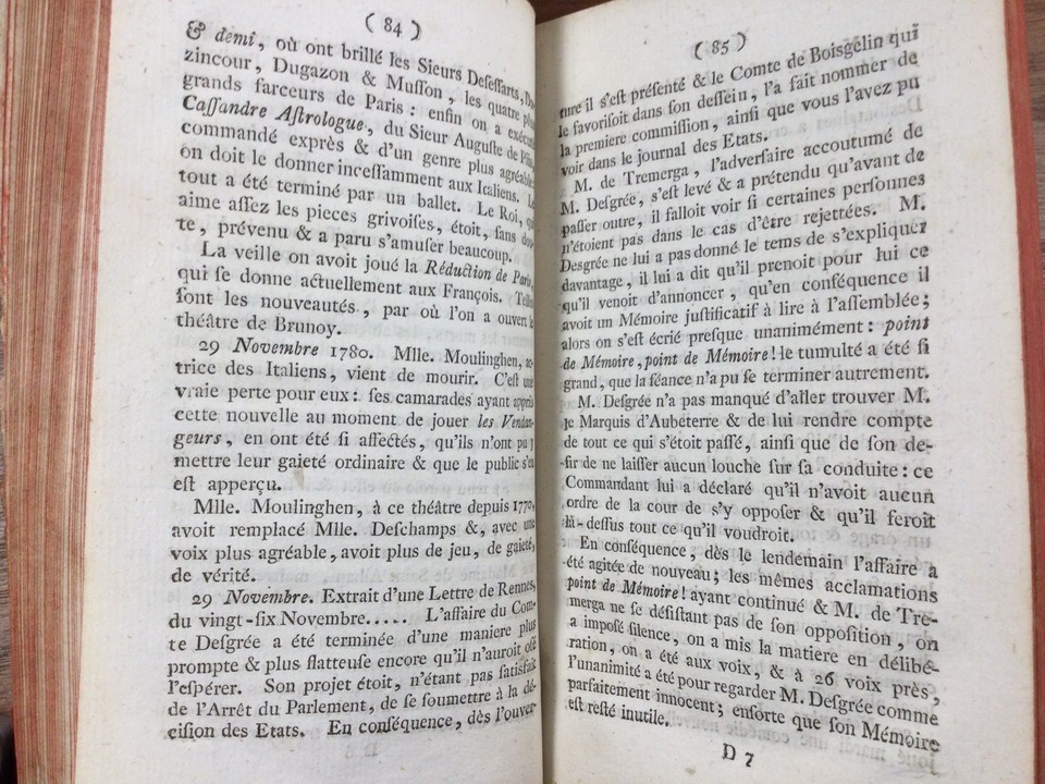 Franc Maçon 1780 De Boissieu Marie Antoinette Chevalier d’Éon Rennes JJ ...