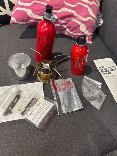 MSR XGK II Multi-Fuel Camping Stove W/ 2 Fuel Bottles Clean | eBay