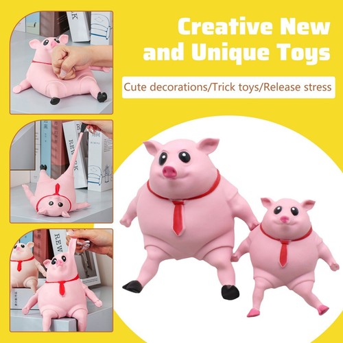 Piggy Stress Relief Squeezing Animals Kid High Elastic Pig ...