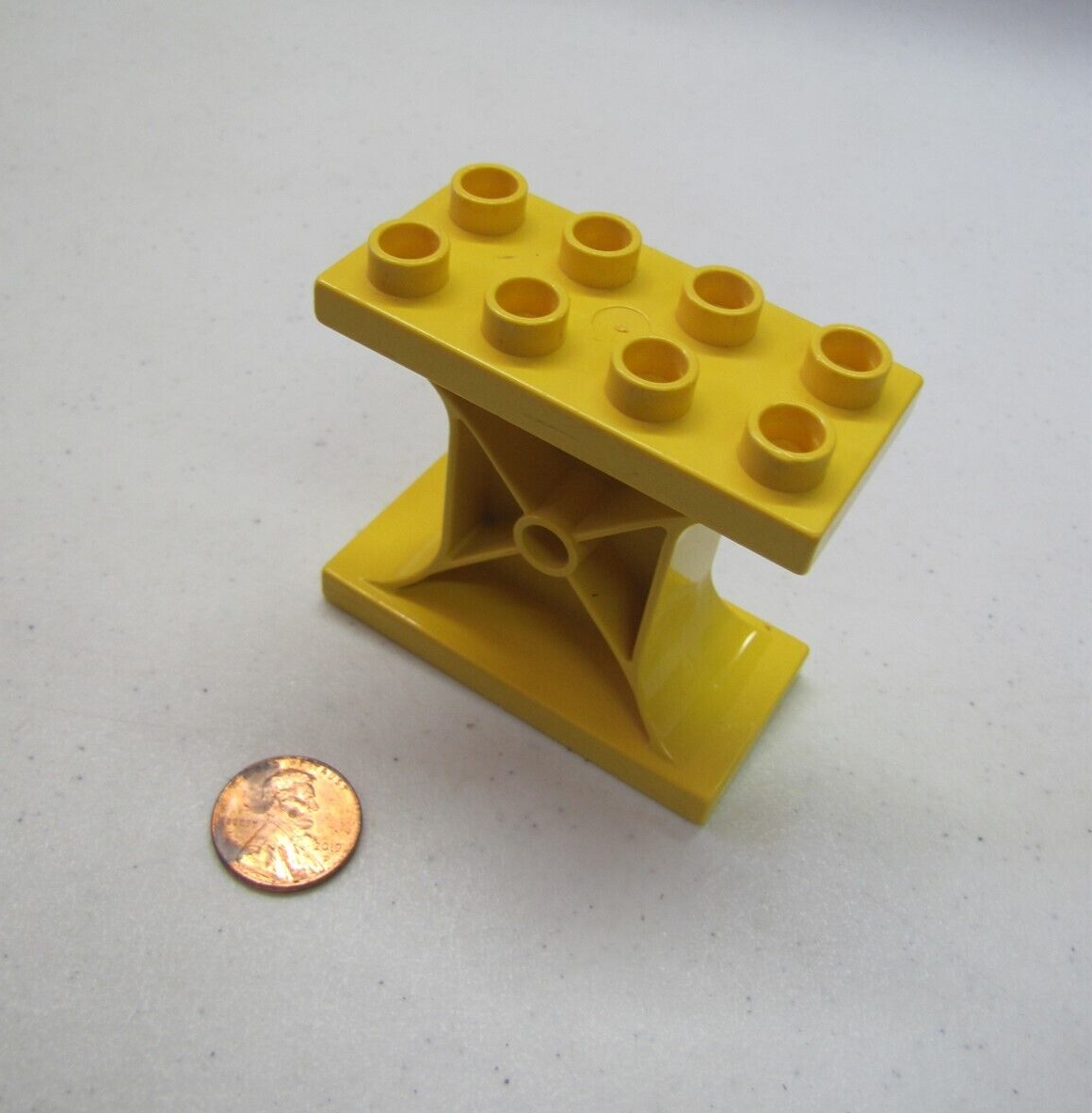 Lego Duplo Yellow Crossbar Support Part 2X4 Building Block Vintage | eBay