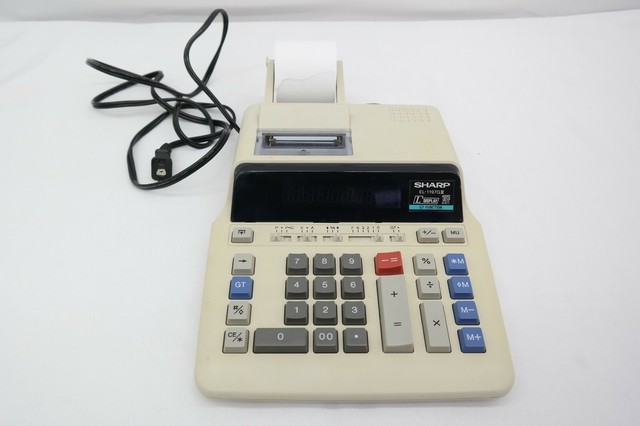 Sharp El-1197g Digital Printing Calculator GT Function El 1197g for ...