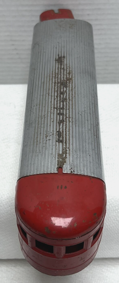 LIONEL JR PREWAR O-GAUGE 1702 RED CHROME OBSERVATION PASSENGER CAR | eBay