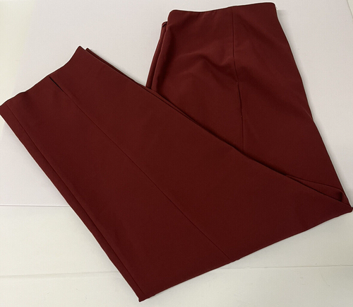 Vince Women's Stitch Front Ankle Pants Size XXXL Brown Rust Side Zip ...