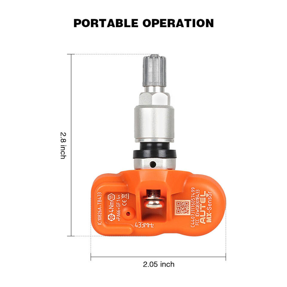 4X Autel TPMS RDKS RDK Reifendrucksensor 433 Audi Skoda VW Ford Benz ...