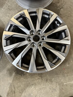 2022 23 CHEVY BLAZER TRAVERSE OEM 20" WHEEL RIM 20x8 MACHINED GREY ...