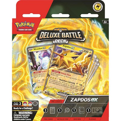 Pokemon Trading Cards - Deluxe Battle Deck - ZAPDOS EX (60-Card Deck ...