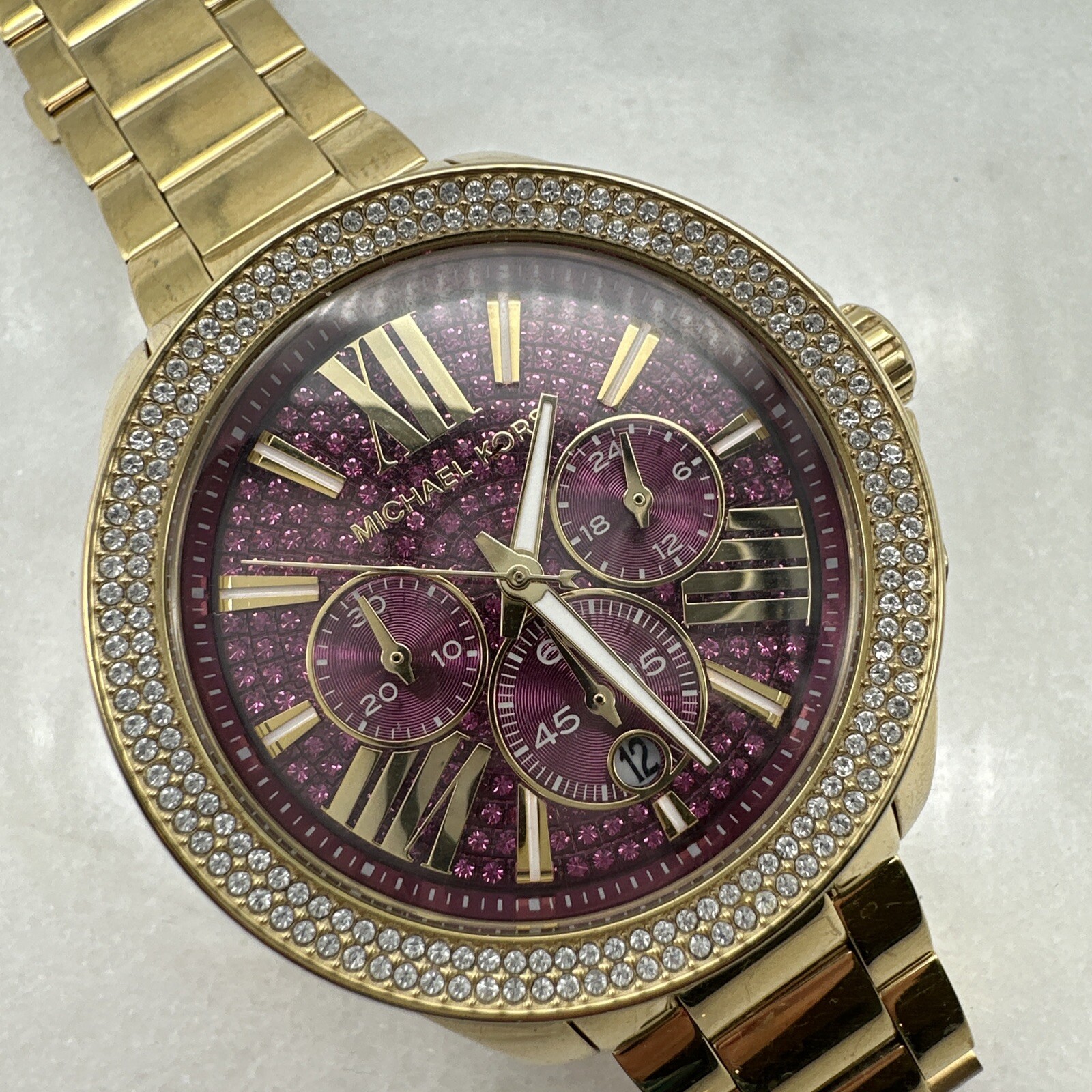 Michael Kors Wren MK6290 41mm Gold-Tone Stainless Steel Case, Gold-Tone ...