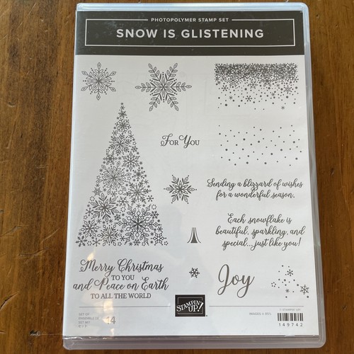 Stampin up Snow Is Glistening 14 Pcs Stamp Set Retired 149742 ...