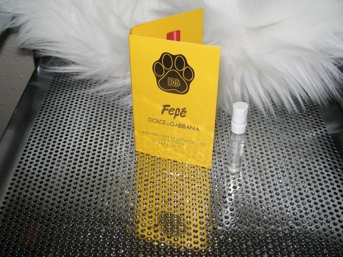 Dolce & Gabbana Fefe Dog Perfume official sample NEW w/card Free ship ...