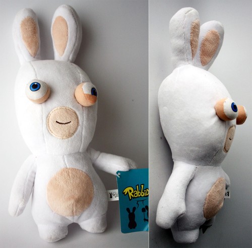 RARE RABBIDS 14" PLUSH STUFFED TOY FIGURE PLAY BY PLAY UBISOFT 2016 NEW ...