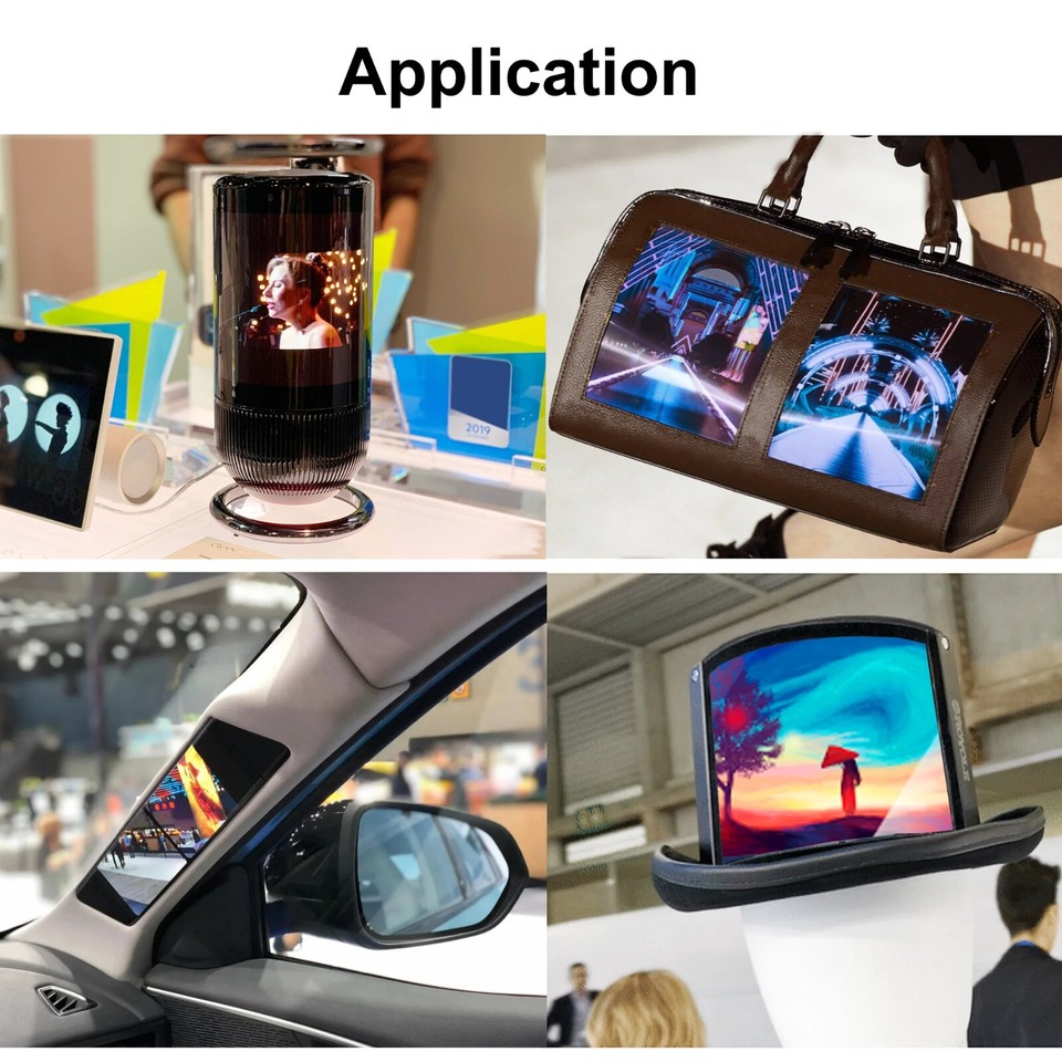 Flexible Display Screen 6 Inch 2K OLED Flexible Screen 60Hz Controller ...