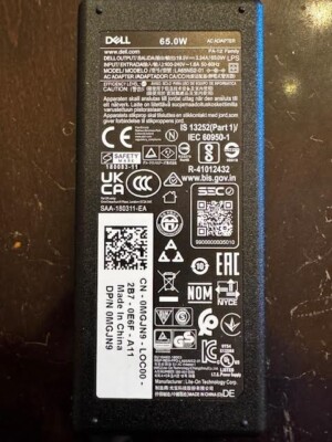 Genuine OEM Dell LA65NS2-01 PA-12 65W 3.34 Amps AC Adapter for Dell ...