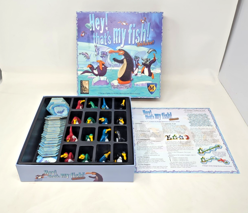 Hey! Hey That's My Fish Deluxe Board Game by Mayfair 100% COMPLETE ...