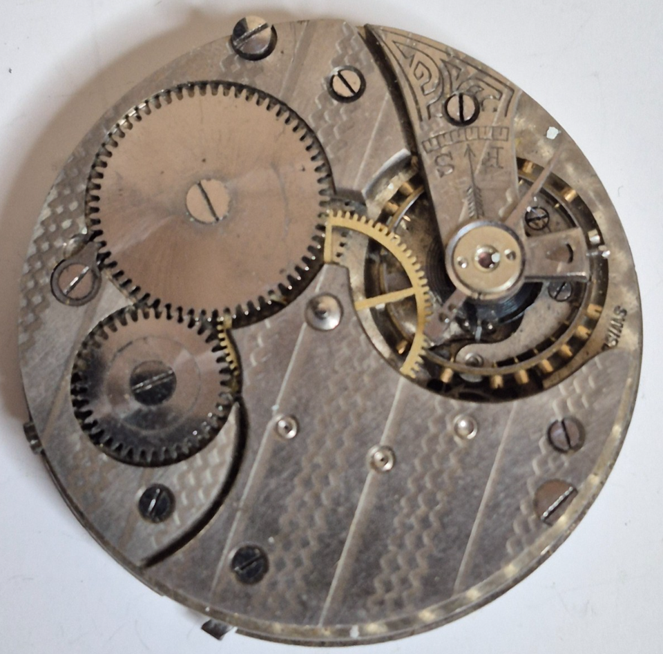 J. EHRLICH & SONS NEW-YORK Pocket Watch Movement For Parts or Repair ...