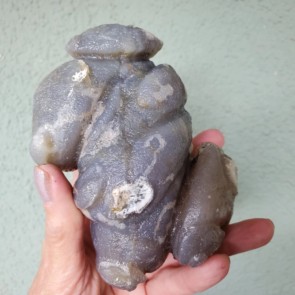 Raw Botryoidal Purple Blue Bubble Agate Crystal Freeform Specimen | 494 ...