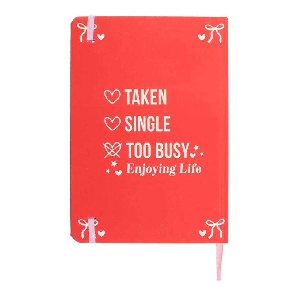 Single, Taken, Too Busy Enjoying Life A5 Notebook | eBay UK