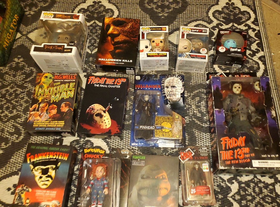 Horror Mezco neca lot Jason Voorhees Pinhead Michael Myers Chucky New ...
