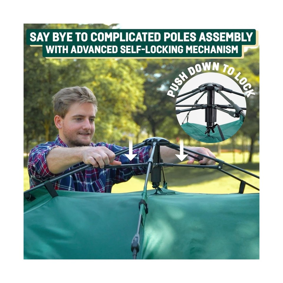 Reactive Outdoor Tent - 3 Second Tent - 3 Sec Instant Pop Up Tent ...