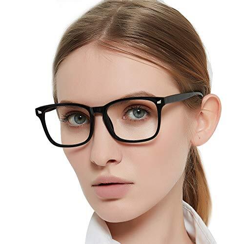 Computer Reading Glasses Women Blue Light Blocking Readers 0 1.0 Black ...
