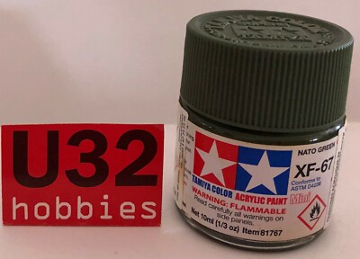 Tamiya 81767 XF-67 Painting Acrylic Green Nato Matte For Model 10Ml ...