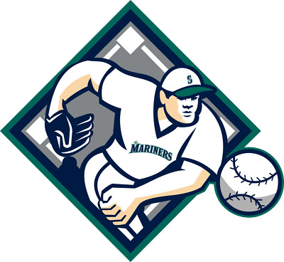 Seatle Mariners sticker Logo MLB weatherproof laptop bumper vinyl decal ...