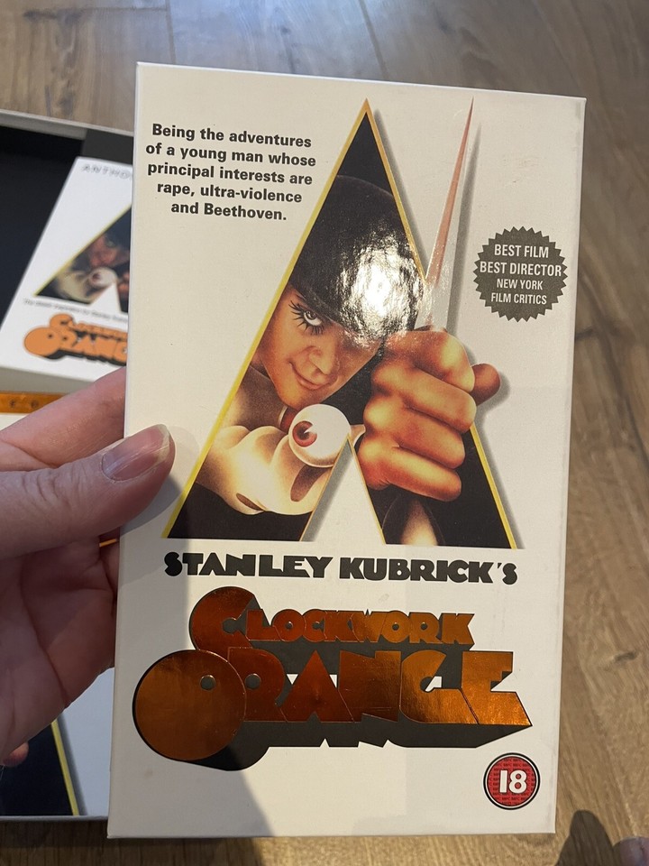 Stanley Kubrick Clockwork Orange Special edition box set VHS & Book | eBay UK