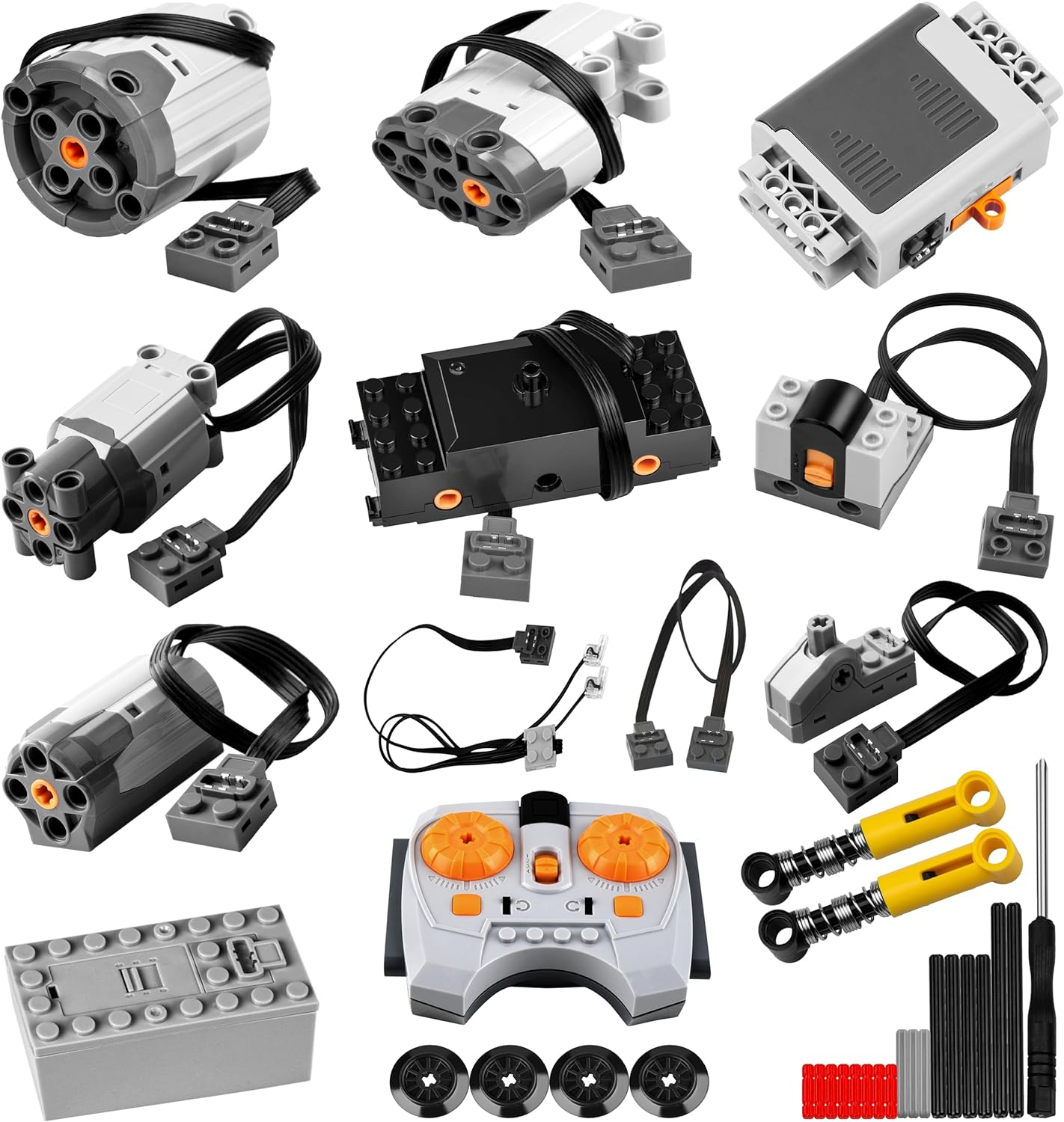36Pcs Power Function Motor Set Compatible with Lego Technic Parts Set ...
