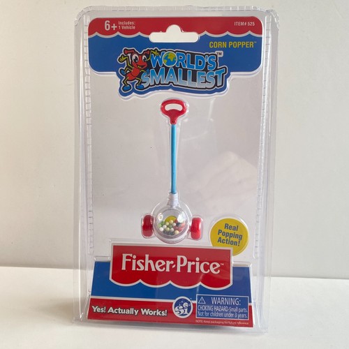 New Worlds Smallest Fisher Price Corn Popper Mini Popcorn Baby Toy | eBay