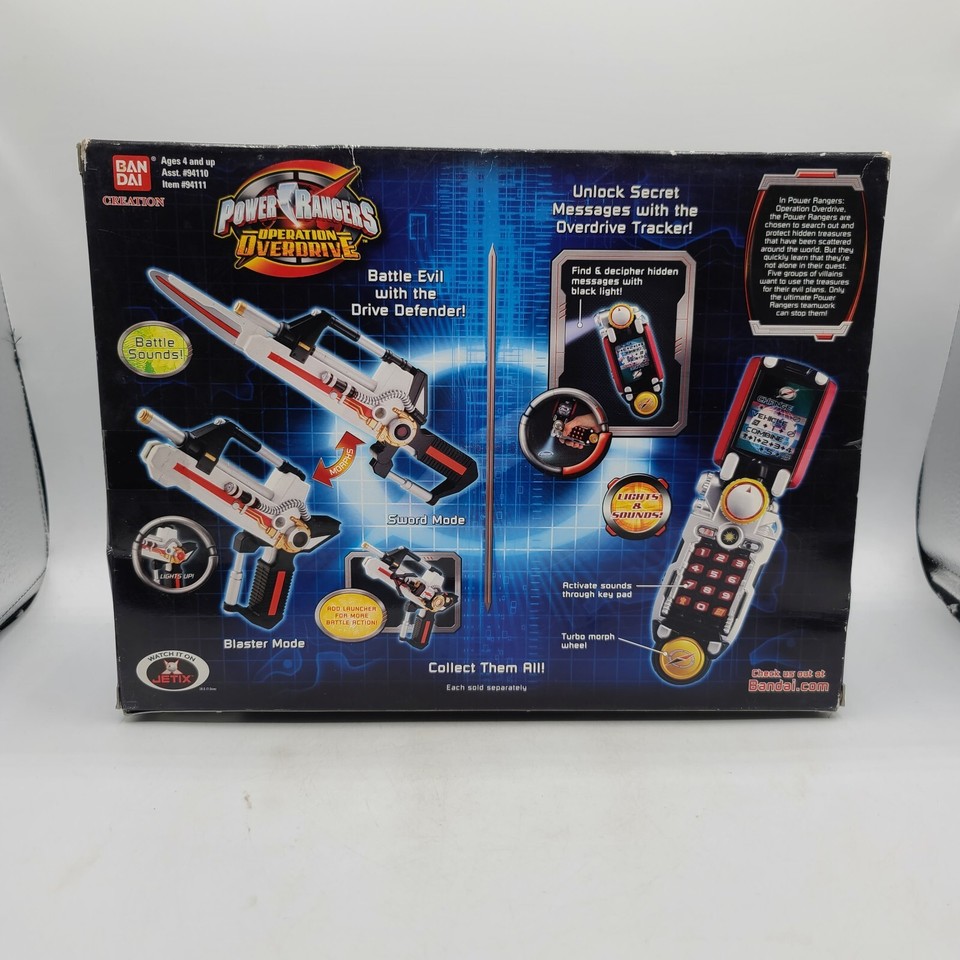 Bandai Mighty Morphin Power Rangers Operation Overdrive Adventure Set ...