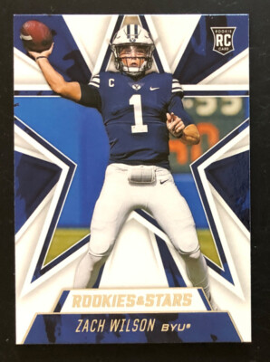 2021 Chronicles Rookies & Stars Draft Picks Zach Wilson RC BYU Card ...