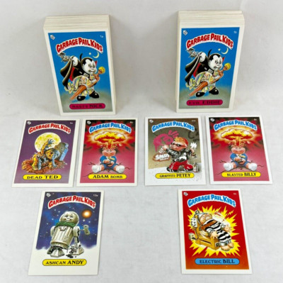 GARBAGE PAIL KIDS MINI SERIES 1 UK 1985 Complete 88 A&B Card Set w ...