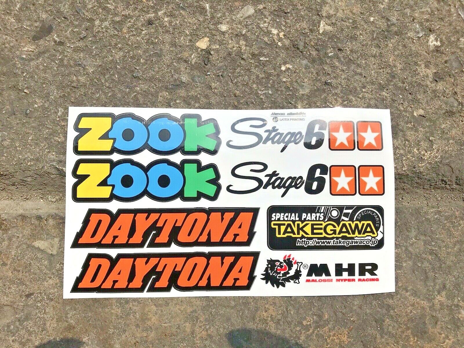 Honda Mini Scooter Automatic ZOOK 50cc.1990 Decal Sticker Set Jean Blue ...