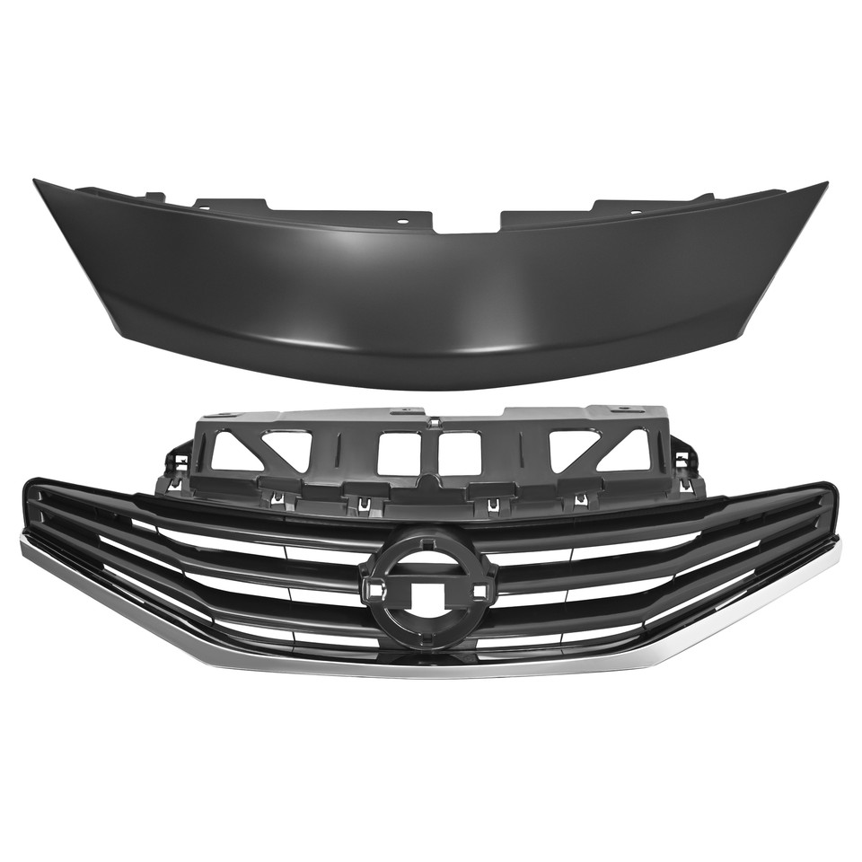 2014-2017 Nissan Versa Note Front Upper Bumper Grille & Cover Assembly ...