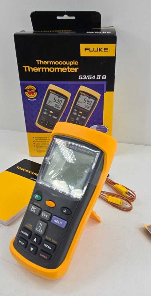 Fluke Fluke-54-2 B Thermocouple Thermometer,2 Input | eBay