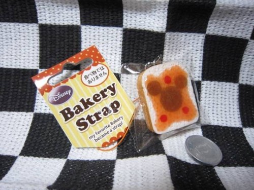 Disney Mickey Mouse BBKery Danish Bread Toast Strawberry Strap Tag ...