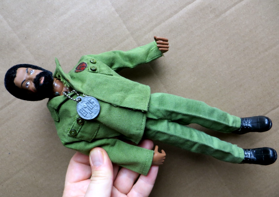 GI JOE 1964 VINTAGE GI JOE JOEZETA: 1973 1974 BLACK TALKING COMMANDER ...