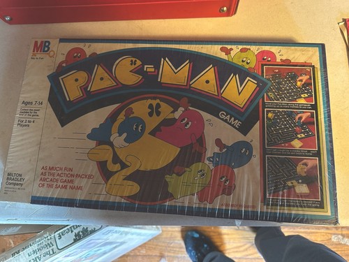 Vintage Pac Man Board Game - Milton Bradley - New in Original Plastic ...