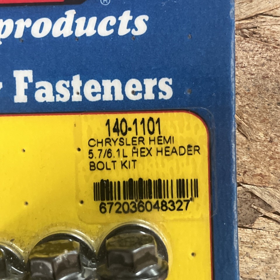 ARP 140-1101 Header Bolts Chrysler Hemi 5.7/6.1L Hex GEN iii | eBay