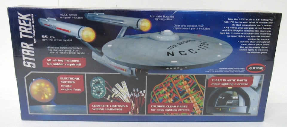New Sealed Polar Lights MKA007 Star Trek TOS Lighting Kit For 1:350 NCC ...