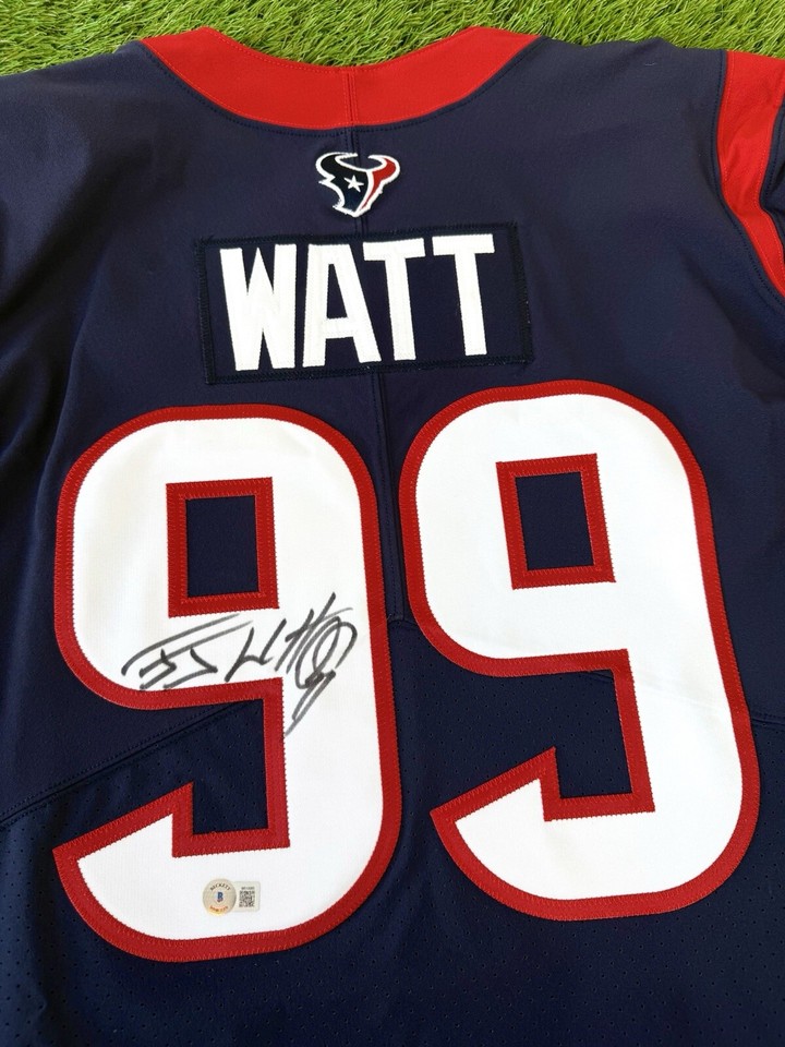 2020 Nike NFL Team Issued Home Game Jersey Houston Texans JJ Watt ...