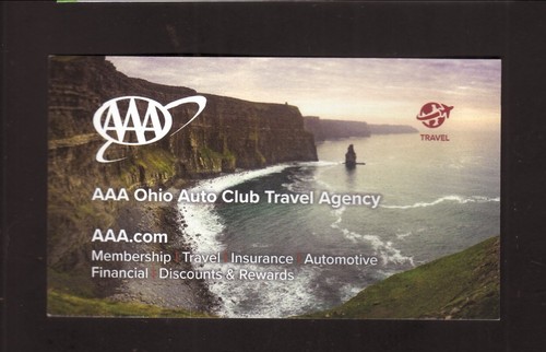 AAA Ohio Auto Club Travel Agency Business Card Columbus, Ohio | eBay