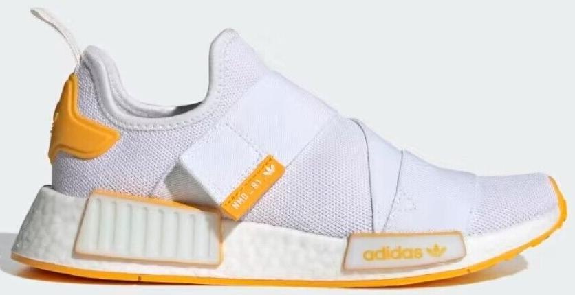 Size 10 - Adidas NMD_R1 Strap White Collegiate Gold W for sale online ...
