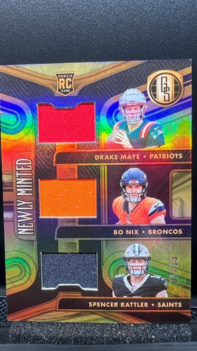 2024 Panini Gold Standard Newly Minted Drake Maye Bo Nix Spencer ...